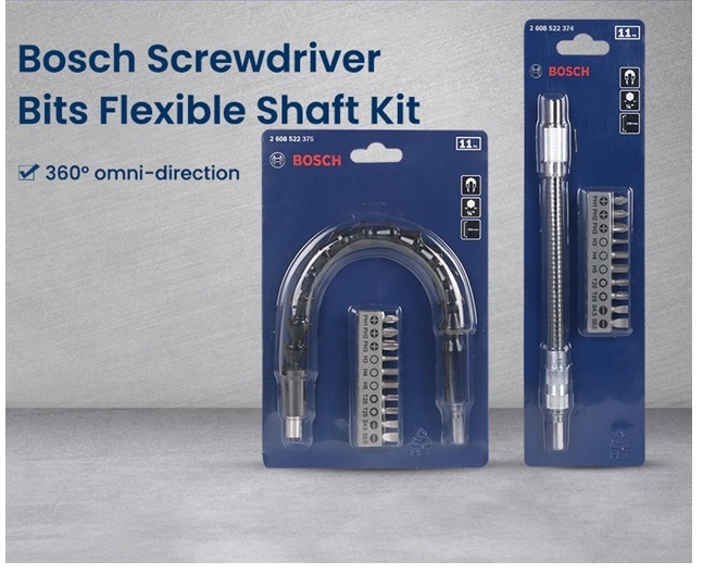 Bosch Flexible Extension Shaft with Bit Set 11pc - Haisar Supply ...